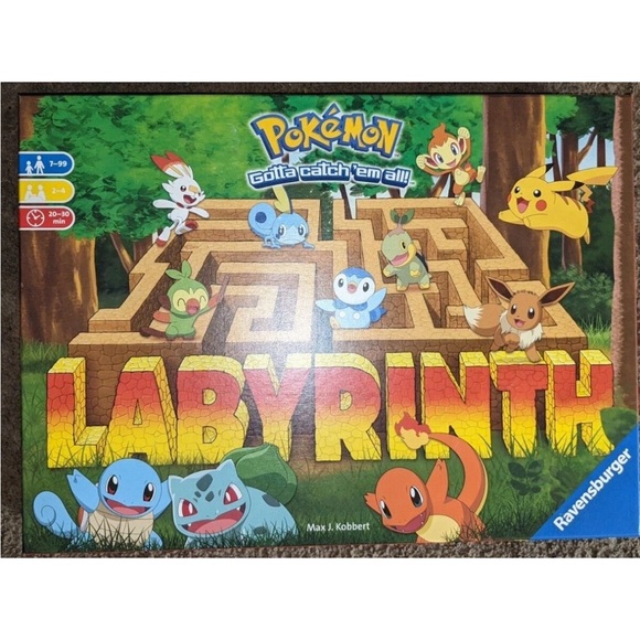 Pokemon | Toys | Pokemon Labyrinth Ravensburger Family Board Game 24 ...